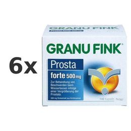 6x Granu Fink Prosta forte 500 mg Hartkapseln 140 St