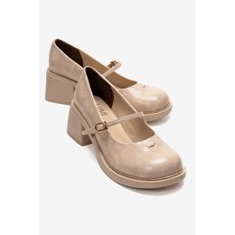 Luanda Blockabsatz Mary-Jane-Schuhe