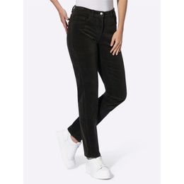 WITT Damen Samthose mit Formbund, graphit, Gr&ouml;&szlig;e 40