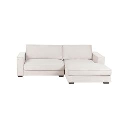 Beliani Ecksofa RENDERS in Beige - (W) 257 x (H) 84 x (L) 136 cm linksseitig | Gr.: onesize