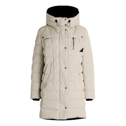AMBER & JUNE AMBER & JUNE Winterjacke mit Kapuze in Silver Cloud | Gr.: 42