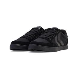 Hummel Schn&uuml;rsenkel Sneaker Slimmer Stadil Erwachsene in BLACK | Gr.: 40
