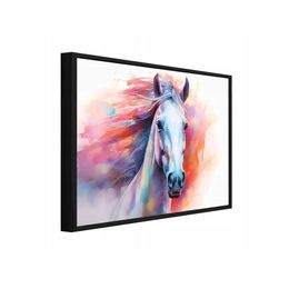 WALLARENA Bild mit Rahmen Kinder in Rosa | Gr.: 40 x 30 cm