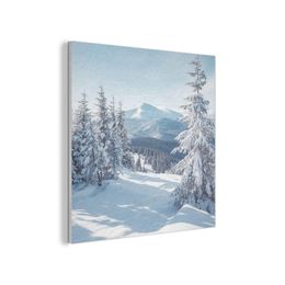 OnlyWow Akustibild Schneelandschaft | Gr.: 70 x 50 cm