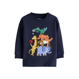 next Shirt Jungen Gr&ouml;&szlig;e 122 blau / navy / gelb