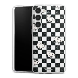 DeinDesign Galaxy S23+ Handy Silikon H&uuml;lle Case transparent Handyh&uuml;lle Muster Official Licensed Product Peanuts Silikon Case