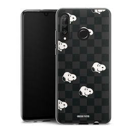 DeinDesign Huawei P30 Lite Handy Silikon H&uuml;lle Case transparent Handyh&uuml;lle Muster Official Licensed Product Peanuts Silikon Case