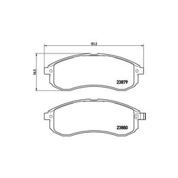 MAGNETI MARELLI Bremsbelagsatz, Scheibenbremse 363700454033 f&uuml;r MITSUBISHI