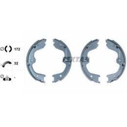 TEXTAR Bremsbackensatz, Feststellbremse 91065900 f&uuml;r NISSAN INFINITI