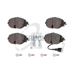TRUCKTEC AUTOMOTIVE Bremsbelagsatz, Scheibenbremse 0735257 Vorderachse f&uuml;r VAG