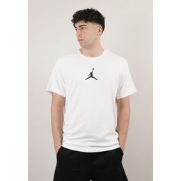 Nike Air Jordan Jumpman Herren-T-Shirt mit Rundhalsausschnitt in Wei&szlig;