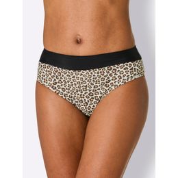 feel good Damen Bikinihose, Natur, Gr. 40, Bikinihosen, Material: Polyamid