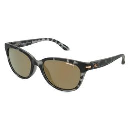 O`Neill O'Neill 9014 2.0 ONS | Unisex-Sonnenbrille | Fassung: Vollrand, Quadratisch, Acetat, Schwarz | Glasfarbe: Gelb Spiegel Gold