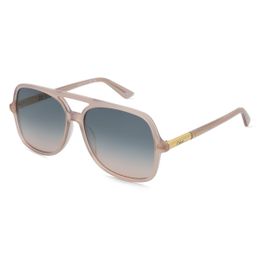 Chlo&eacute; Chlo&eacute; CH0364S | Damen-Sonnenbrille | Fassung: Vollrand, Pilot, Acetat, Beige | Glasfarbe: Grau