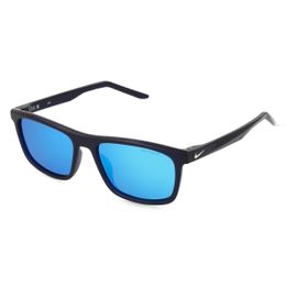Nike EMBAR P FV2409 | Unisex-Sonnenbrille | Fassung: Vollrand, Quadratisch, Acetat Spritzguss, Blau Dunkel | Glasfarbe: Blau