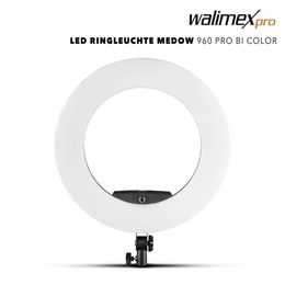WALIMEX pro LED Ringleuchte Medow 960 Pro Bi Color