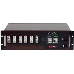 LSC GEN VI 6 x 25A Model Rack - Terminal - LSC Dimming - GEN VI screw Terminal