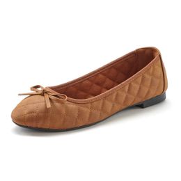 Lascana Damen Ballerina, cognacfarben, Gr&ouml;&szlig;e 36