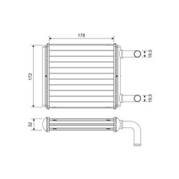 Valeo W&auml;rmetauscher, Innenraumheizung 811612 f&uuml;r Mercedes (FJDA)