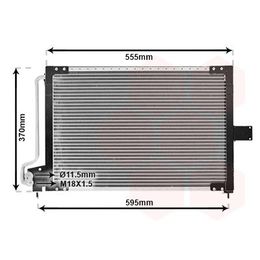 Van Wezel Kondensator, Klimaanlage 37005209 f&uuml;r Opel