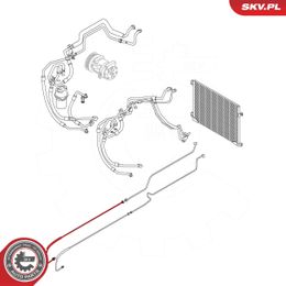 ESEN SKV Hochdruck-/Niederdruckleitung, Klimaanlage 54skv662 f&uuml;r RENAULT