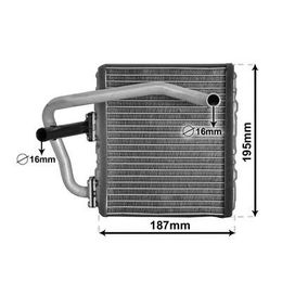 Van Wezel W&auml;rmetauscher, Innenraumheizung 51006108 f&uuml;r Subaru