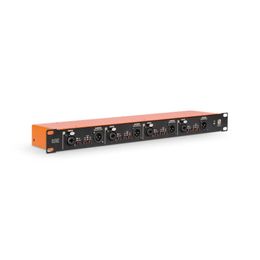 Adam Hall Palmer BRIDGE 4A+ - 4-kanalige, aktive DI-Box/Line-Isolation-Box im 19"-Rackformat