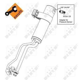 NRF Trockner, Klimaanlage EASY FIT 33369 f&uuml;r NISSAN