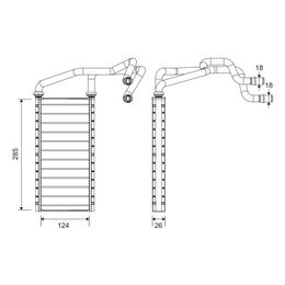 Valeo W&auml;rmetauscher, Innenraumheizung 811657 f&uuml;r LAND ROVER