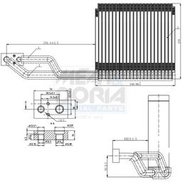 MEAT & DORIA MEAT & DORIA Verdampfer, Klimaanlage 997078 f&uuml;r Chrysler