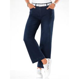 Heine Damen Culotte, Blau, Gr. 19, Culotte, Material: Baumwolle
