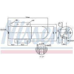NISSENS Trockner, Klimaanlage 95507 f&uuml;r Mercedes