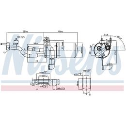 NISSENS Trockner, Klimaanlage 95449 f&uuml;r Ford