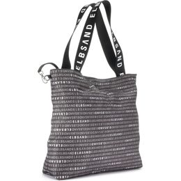 ELBSAND Damen Shopper, Grau, Handtaschen, Material: Textil