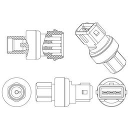Mahle Druckschalter, Klimaanlage BEHR HELLA SERVICE *** PREMIUM LINE ase14000p f&uuml;r Volvo JAGUAR LAND ROVER