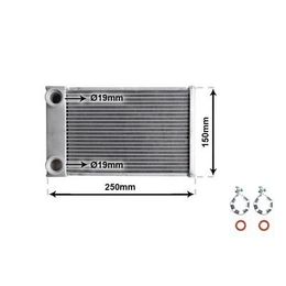 Van Wezel W&auml;rmetauscher, Innenraumheizung 37006656 f&uuml;r Opel