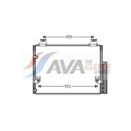 AVA CLEVER CHOICE Kondensator, Klimaanlage to5563d f&uuml;r TOYOTA