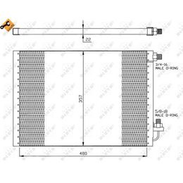 NRF Kondensator, Klimaanlage EASY FIT 35956