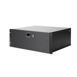 Adam Hall ah 19" Parts 87404 ALU - 19" 4HE Rackschublade mit Schloss - Aluminium