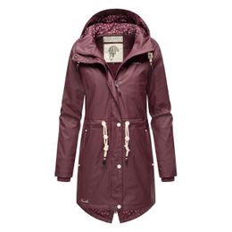 Navahoo Damen Regenjacke Flower of Ocean &ndash; Stylisch & Wasserdicht