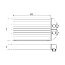 Valeo W&auml;rmetauscher, Innenraumheizung 811581 f&uuml;r TOYOTA