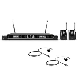 LD-Systems LD Systems U505 BPL 2 - Funkmikrofon System mit 2 x Bodypack und 2 x Lavalier Mikrofon