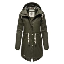 Navahoo Damen Regenjacke Flower of Ocean &ndash; Stylisch & Wasserdicht