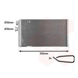 Van Wezel W&auml;rmetauscher, Innenraumheizung 03016701 f&uuml;r Audi