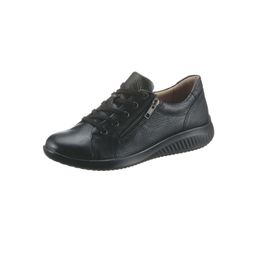 Jomos Damen Schn&uuml;rschuh, Schwarz, Gr. 37, Sneakers & Schn&uuml;rer, Material: Glattleder