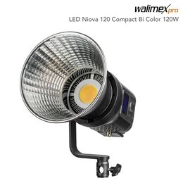 WALIMEX pro LED Niova 120 Compact Bi Color 120W, Kompakte, lichtstarke Bi-Color-LED-Leuchte f&uuml;r Studio und On Location