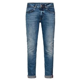PETROL INDUSTRIES - Jean Coupe Fusel&eacute;e et Droite Russel Hommes - Bleu
