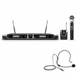 LD-Systems LD Systems U518 HBH 2, Funkmikrofon System mit Bodypack, Headset und Handmikrofon dynamisch