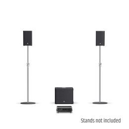 LD-Systems LD Systems STINGER G3 LOUNGE SET - 2 x 8" Passiv-PA-Lautsprecher + 1 x 15" Passiv-Subwoofer + Endstufen-Rack