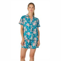 Damen Sommer Kurzarm-Pyjamas JJB36